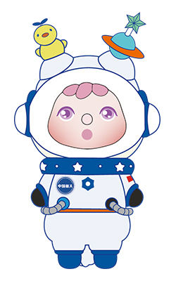 Space Larvo（蓝白典藏款宇航色） | 银河旅客系列盲盒 - 手办 - 盲盒｜千岛