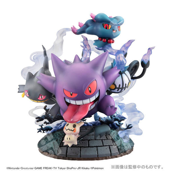 G.E.M. EX 水晶灯火灵 耿鬼 诅咒娃娃 谜拟Q 梦妖 | 水晶灯火灵 - 耿鬼 - 诅咒娃娃 - 谜拟Q - 梦妖 - 预涂手办 - 精灵宝可梦 - G.E.M. EX｜千岛