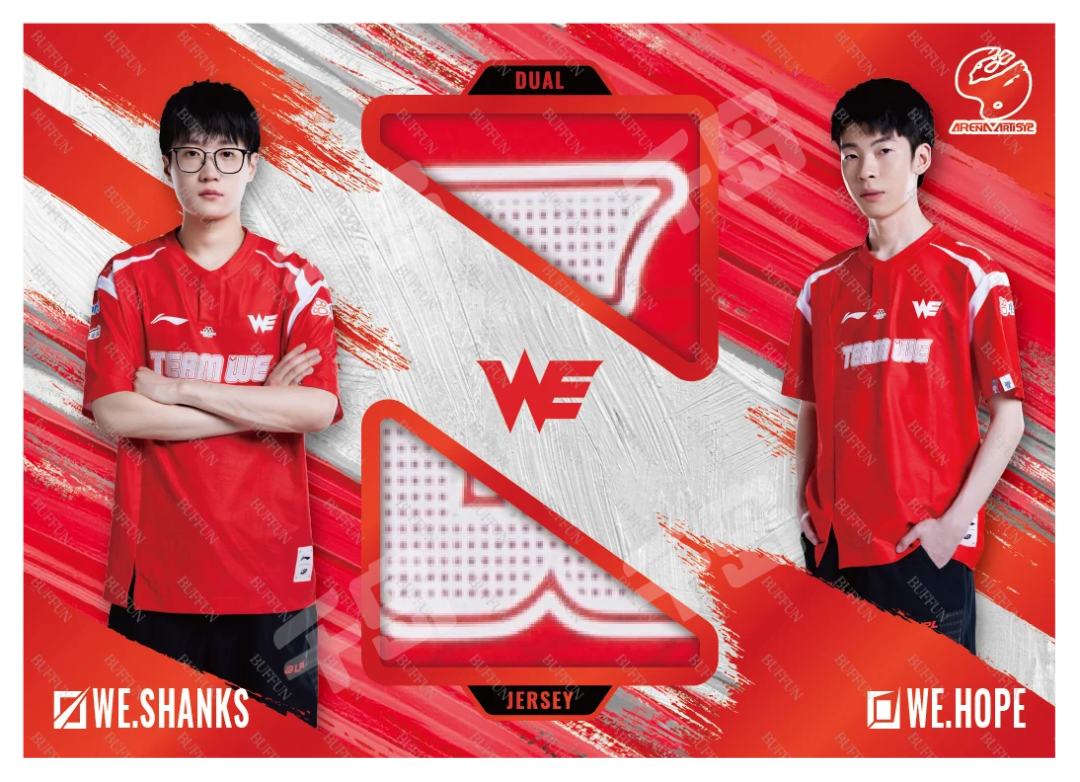 SHANKS_崔校军 & HOPE_王杰 | 赛场艺术家ARENA ARTISTS - LPL - 玫瑰红 - SHANKS_崔校军 - HOPE_王杰 - WE｜千岛