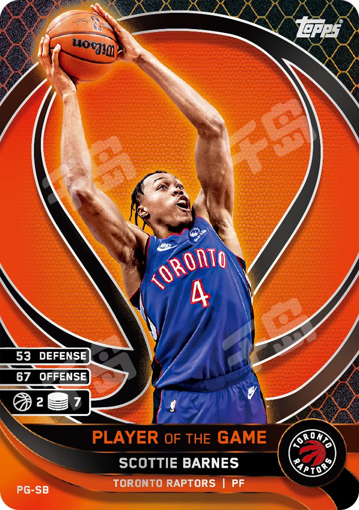 Scottie Barnes | NBA - 2025NBA MATCH ATTAX POWER PACK - 2025NBA MATCH ...