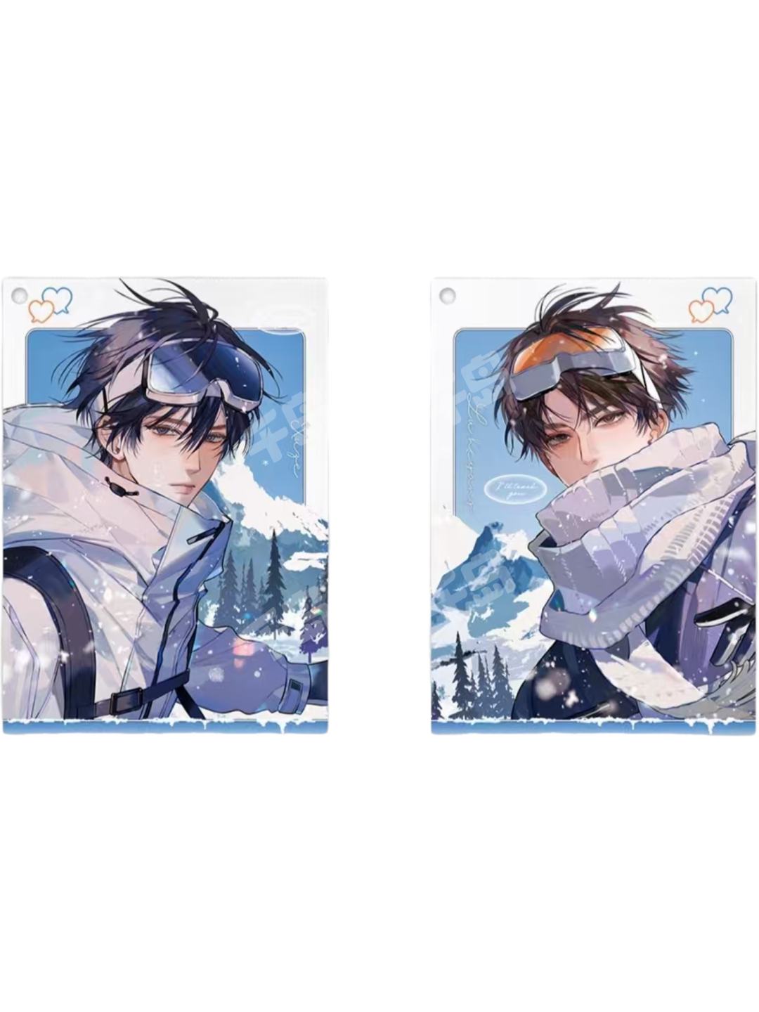 许则＆陆赫扬-滑雪透卡 | 予梦四期周边 - 欲言难止/(ACGN IP) - 许则/(欲言难止角色) - 陆赫扬/(欲言难止角色)｜千岛