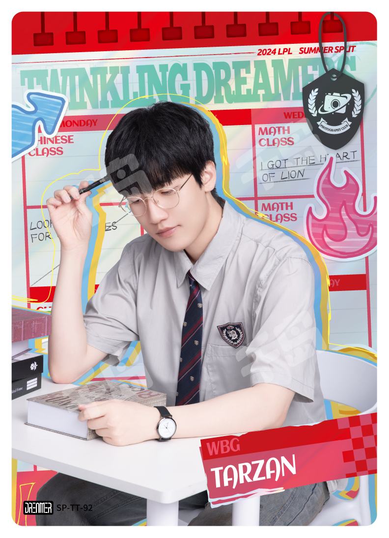 WBG.TARZAN | 星火逐梦TWINKLINGDREAMERS系列第3弹补充包 - LPL - TARZAN_李承勇 - WBG｜千岛