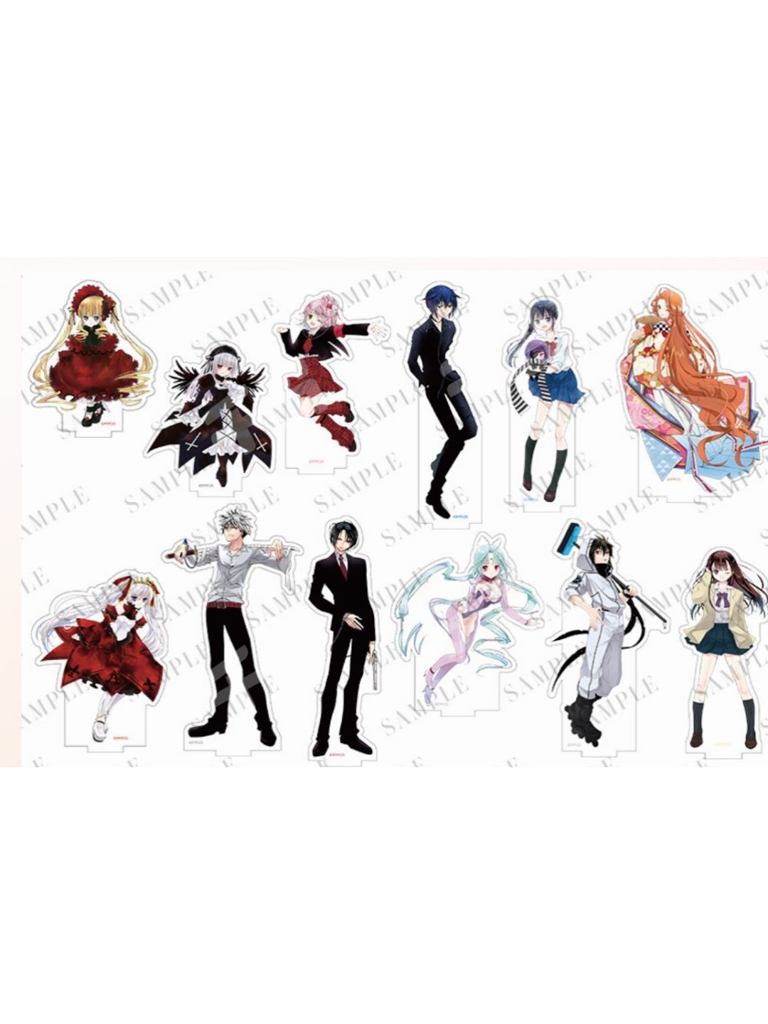 PEACH-PIT25周年特别展正比角色立牌套装 | 拂晓的吸血姬/(ACGN IP) - 僵尸借贷/(动漫IP) - 金鱼坡上行/(ACGN ...