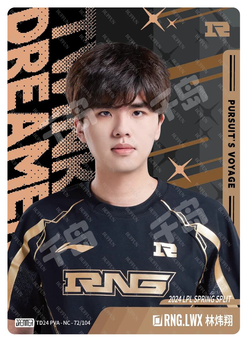 RNG.LWX | 星火逐梦TWINKLINGDREAMERS第2弹 - LPL - LWX_林炜翔 - RNG｜千岛